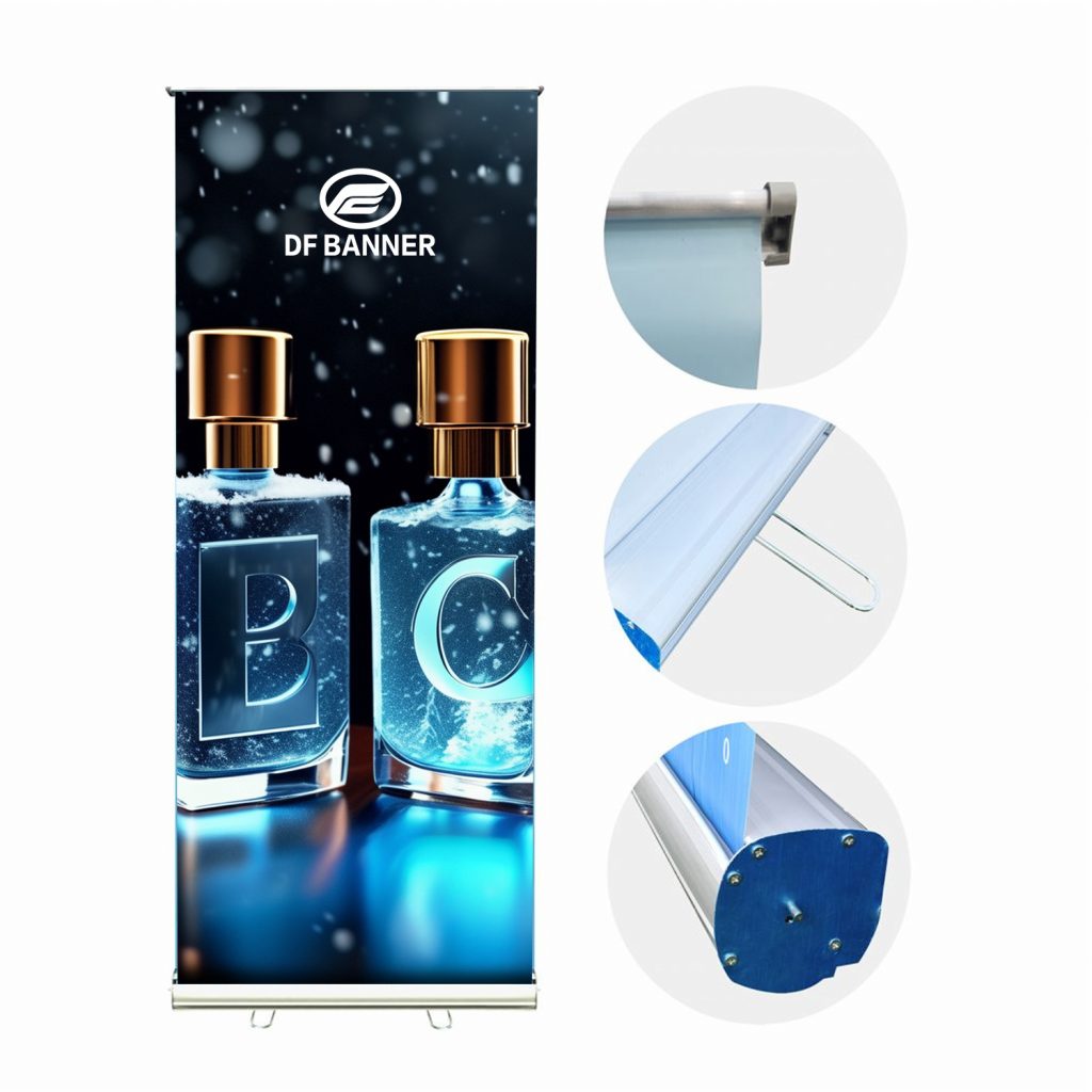 Roll Up Banner Pull Up Banner Stand Outdoor Banner Stand with Vary Size ...